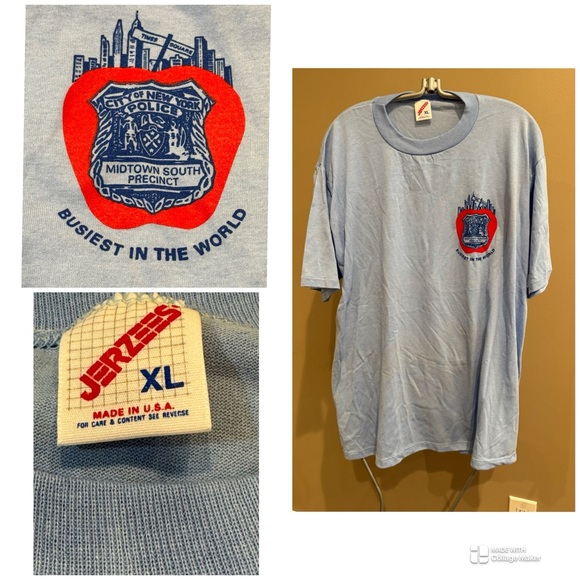 Vintage | Shirts | Vintage Midtown Manhattan Nypd Tshirt | Poshmark
